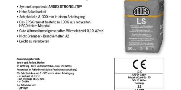 ARDEX: ARDEX Stronglite System