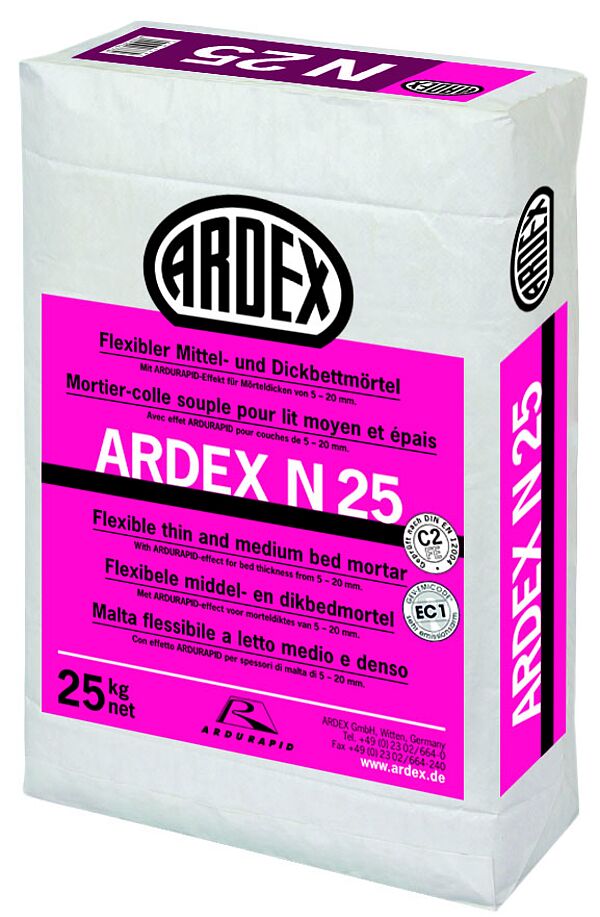 ARDEX: Forme de coupe de la pierre naturelle